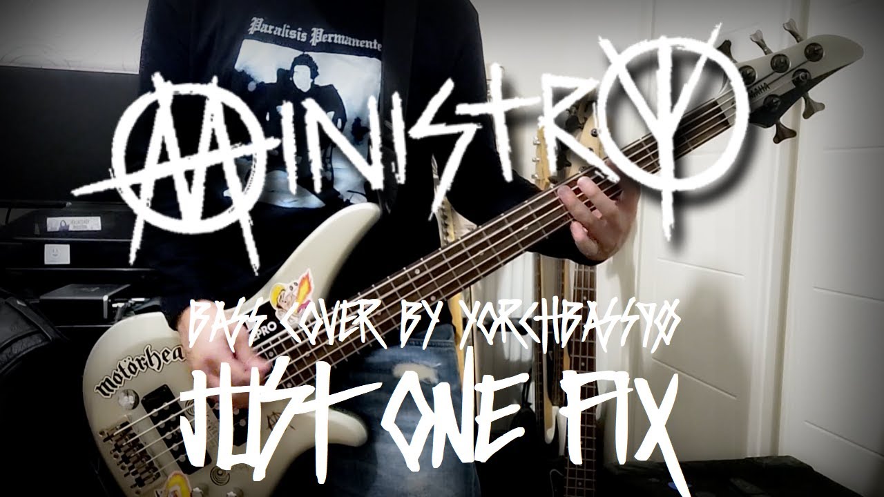 Ministry - Just One Fix (Bass Cover + Lyrics) 4K 💉 - YouTube