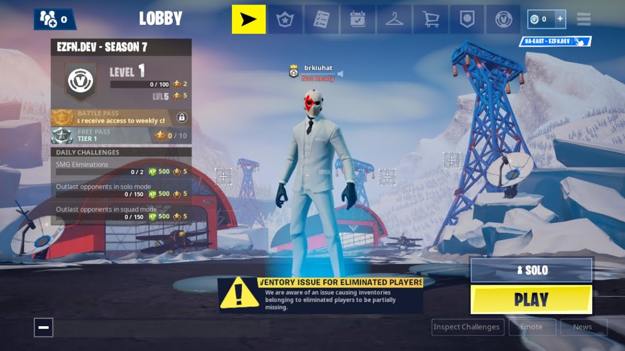 Playing season 7 on ezfn - YouTube