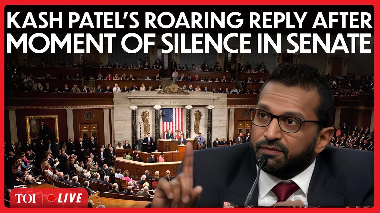 LIVE: Kash Patel’s Calm Pause BREAKS Into Thunderous Reply In Senate ...
