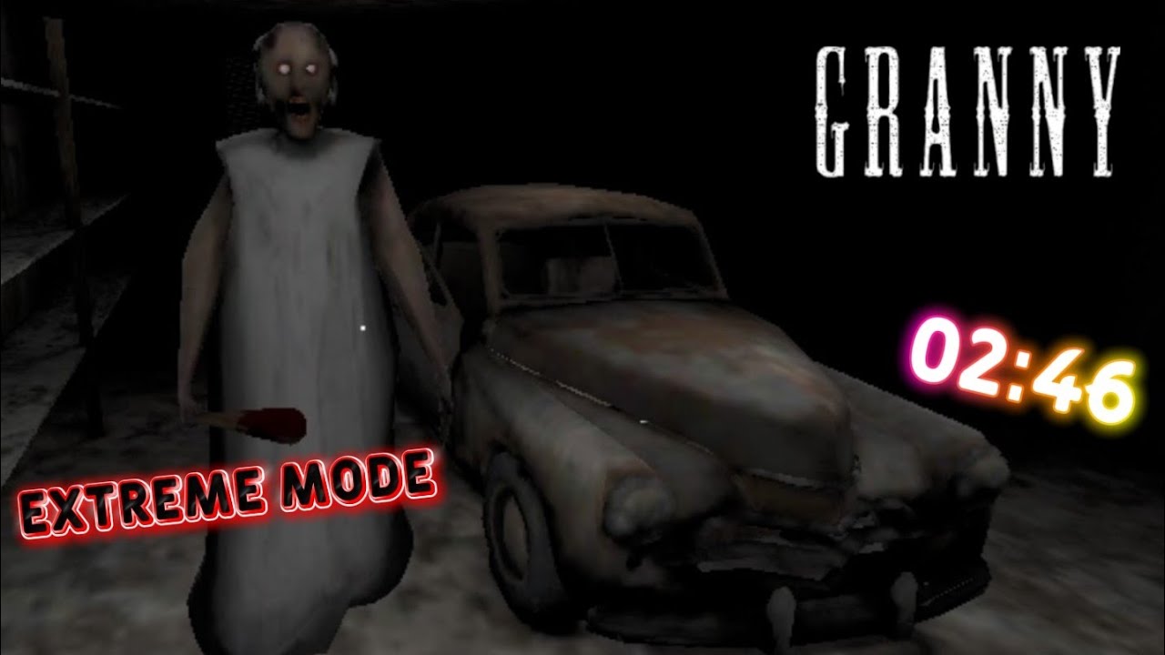 Granny - Extreme Mode Any% 02:46 Car Escape Speedrun - YouTube