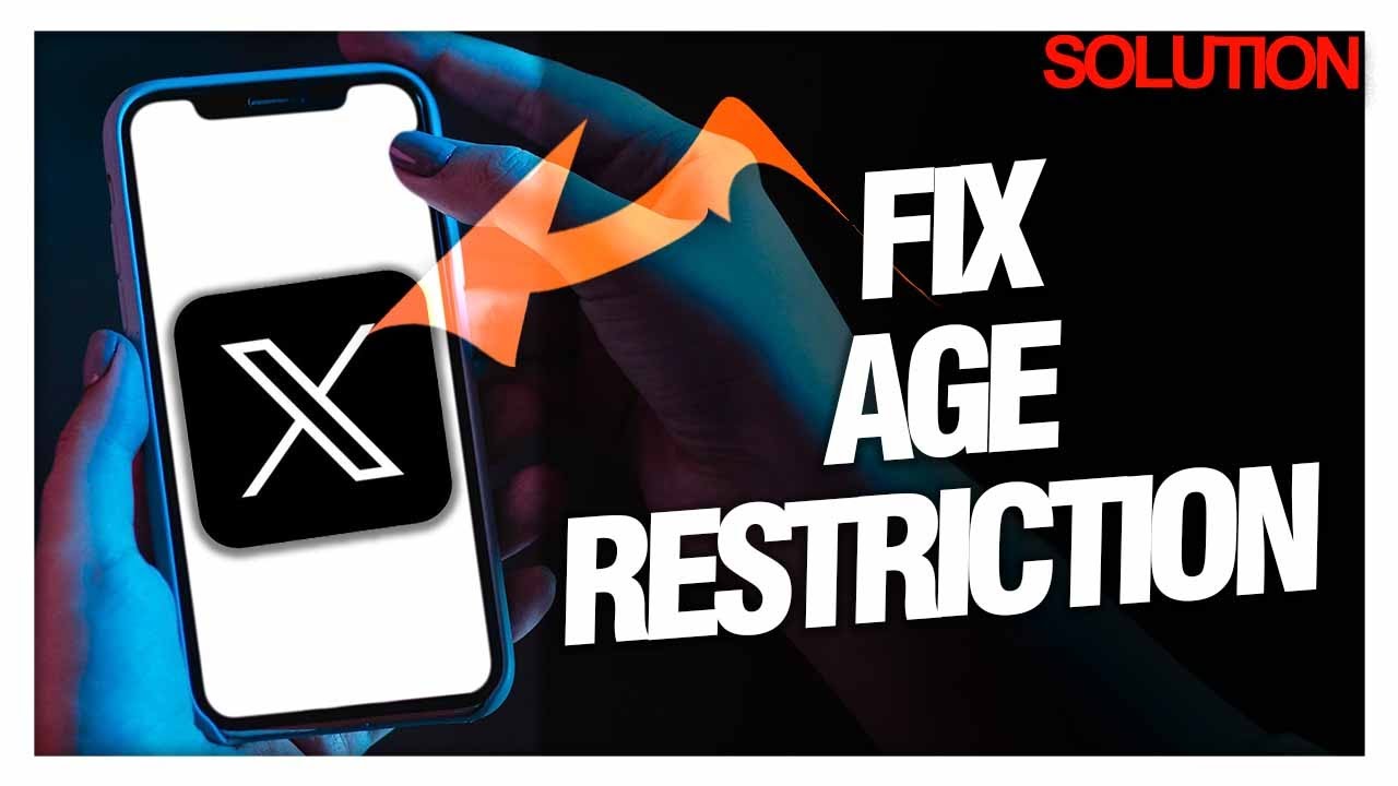 How to Fix and Solve X Twitter Age Restriction - Quick Solutions - YouTube