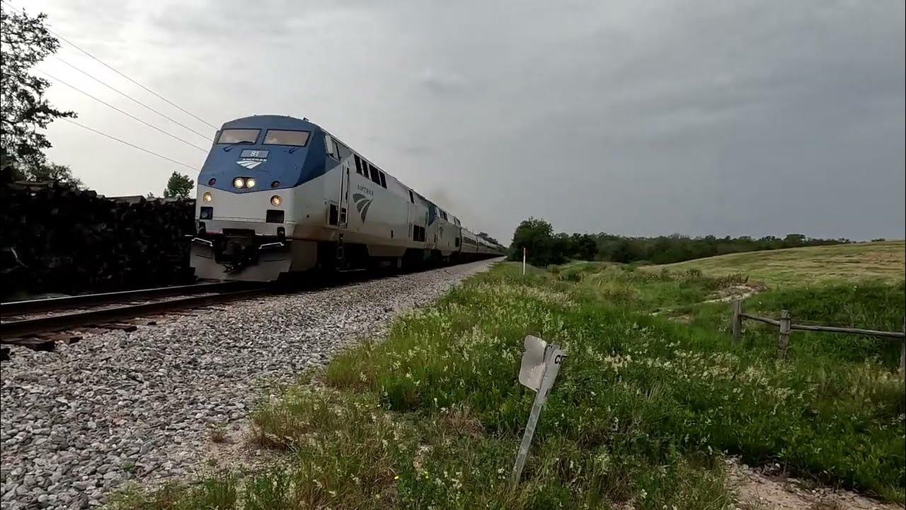Amtrak 97 silver meteor 91 Silver Star - YouTube