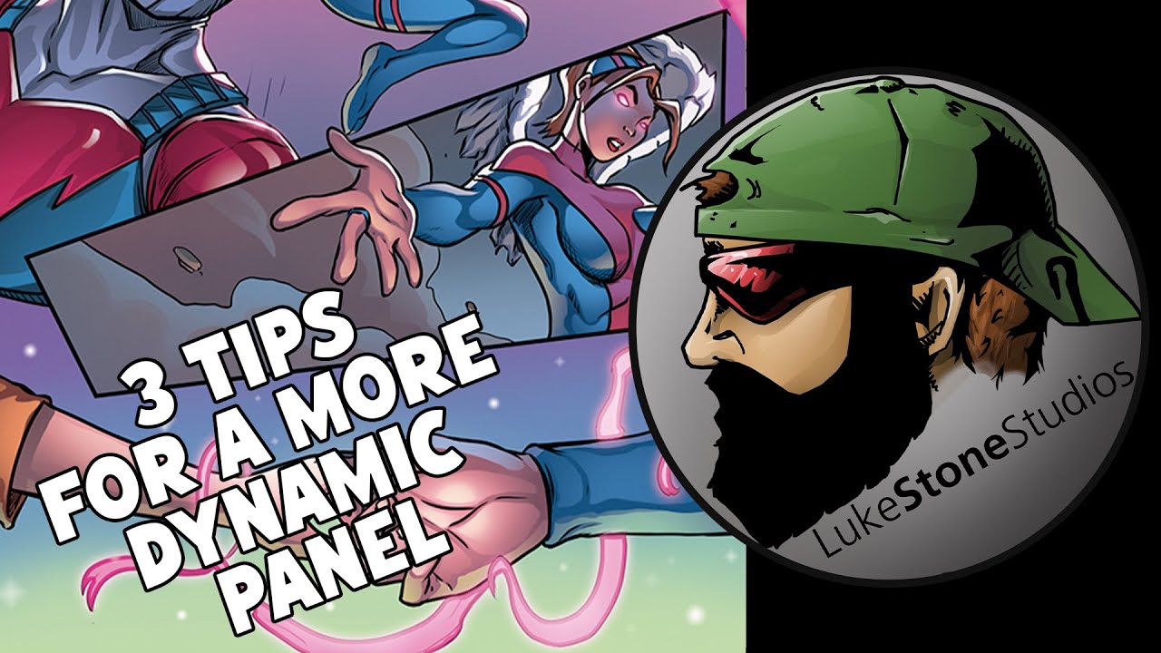 More Dynamic Comic Panels TUTORIAL - YouTube