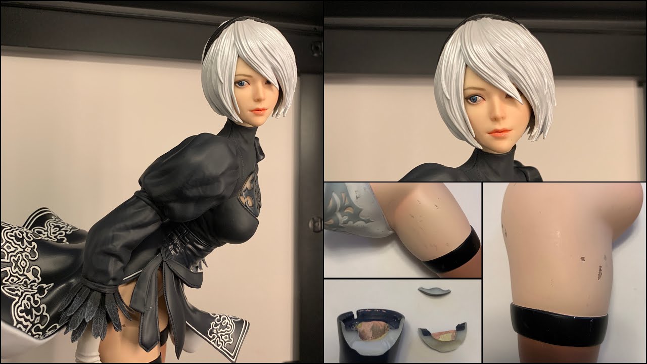[Uncle Joey Unboxing] NieR: Automata 2B GK Statue/Figure (Moonlight Studio)| 月光工作室 尼尔:2B GK雕像/手办 ...