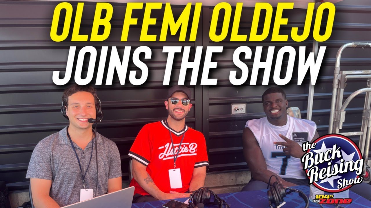 Titans OLB Femi Oladejo talks Day 1 of Training Camp - YouTube