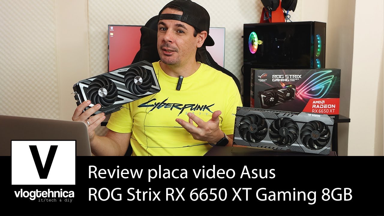Review placa video Asus ROG Strix RX 6650 XT Gaming 8GB - YouTube
