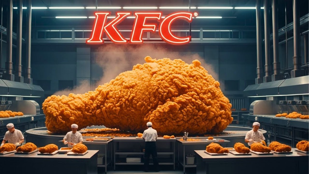 Inside KFC Factory: How 1 Million Crispy Chicken Pieces Are Made Daily ...