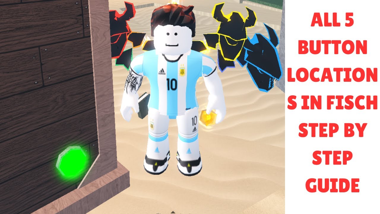 ALL 5 BUTTON LOCATIONS In FISCH! - YouTube