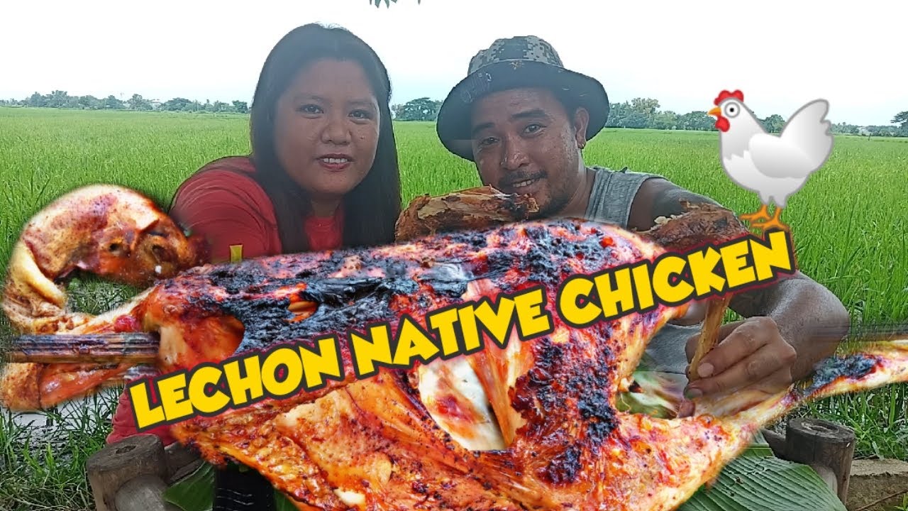 LECHON NATIVE NA MANOK BACK YARD COOKING - YouTube