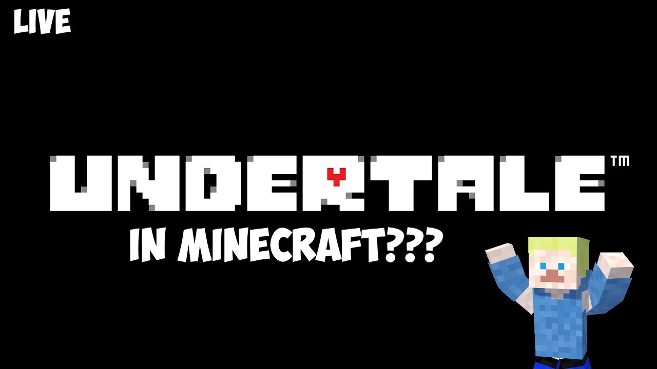 Playing Undertale in Minecraft - YouTube