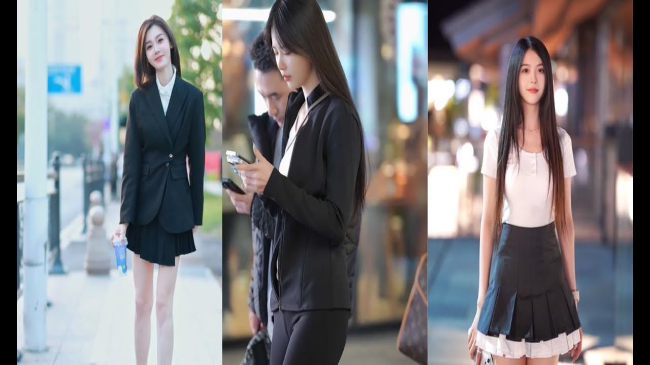 64 Street Fashion Girls Hottest Chinese Girls Street Fashion Youtube