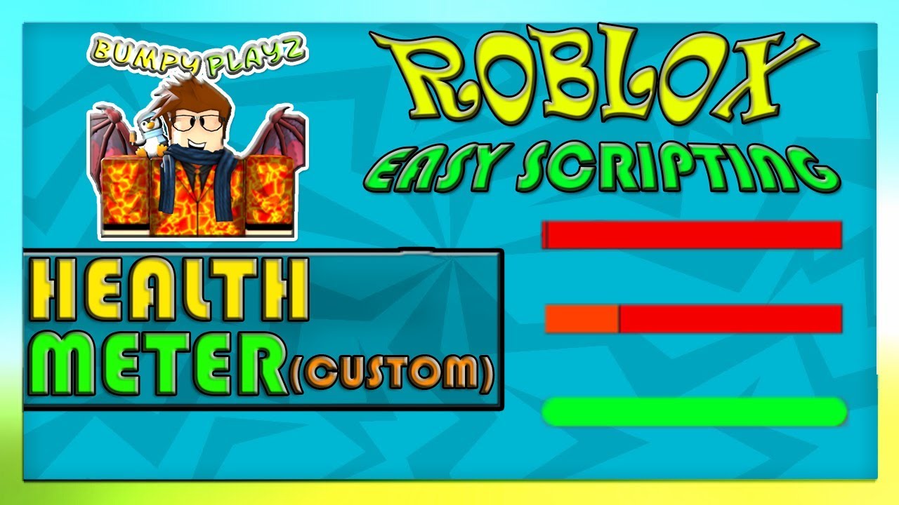 HOW TO MAKE A CUSTOM HEALTH METER (PROFESSIONAL LOOK) | ROBLOX 2019 ...