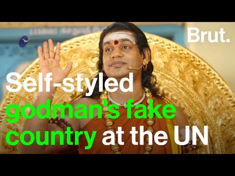 Self-styled godman's fake country at the UN