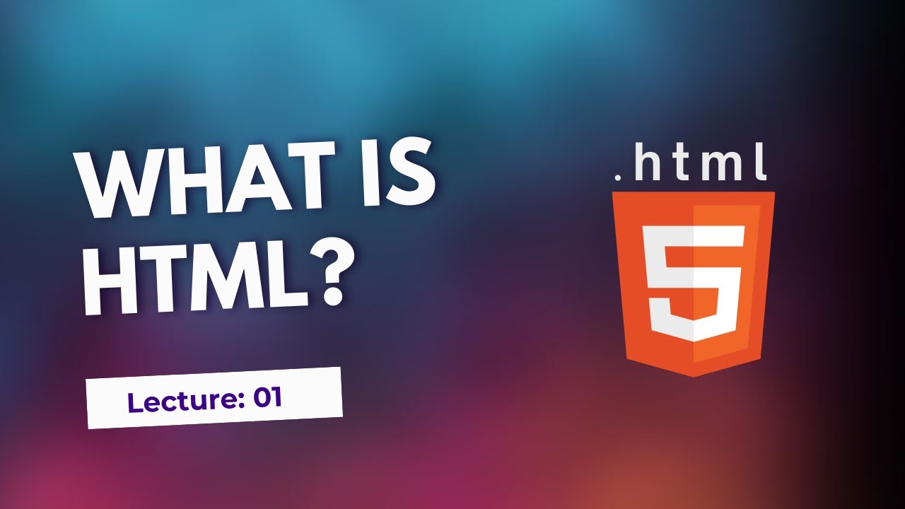 What Is Html Introduction Of Html Lecture 01 Heresthecode Youtube