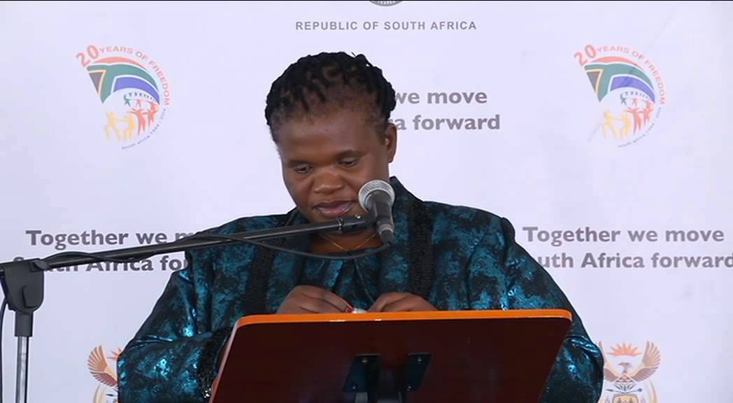 Minister Faith Muthambi addresses Youth Imbizo - YouTube