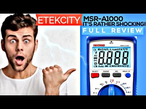 ETEKCITY MSR-A1000 CHEAP-O Multimeter Review & Teardown! - YouTube