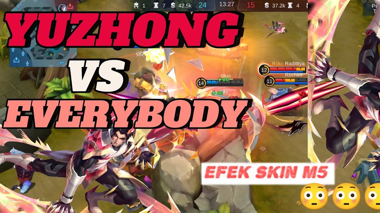 EFEK SKIN M5 YUZHONG LAWAN EVERYBODY || GAMEPLAY YUZHONG TERBARU 2023 # ...