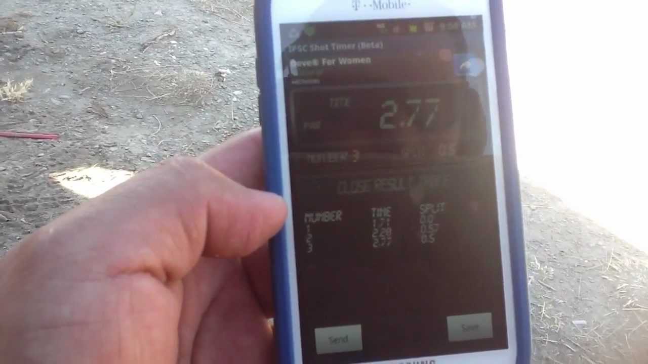 Testing The IPSC Shot Timer For Android - YouTube