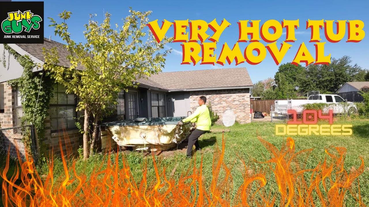 $300 Hot Tub , Spa , & Jacuzzi Removal and Haul Off In Garland, Texas ...