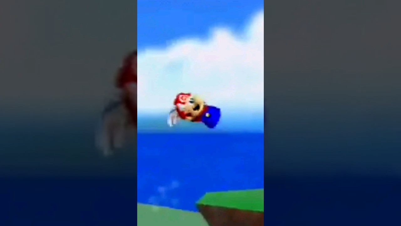 cursed Mario 64 cartridge tilting glitch #supermario64 #glitch # ...