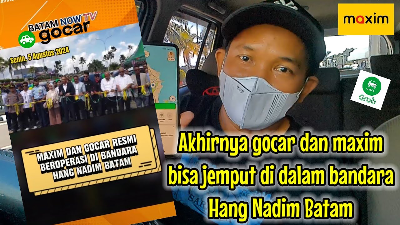 MANTAAAPPP‼️SEKARANG GRAB GOJEK MAXIM BISA JEMPUT DI BANDARA HANG NADIM ...