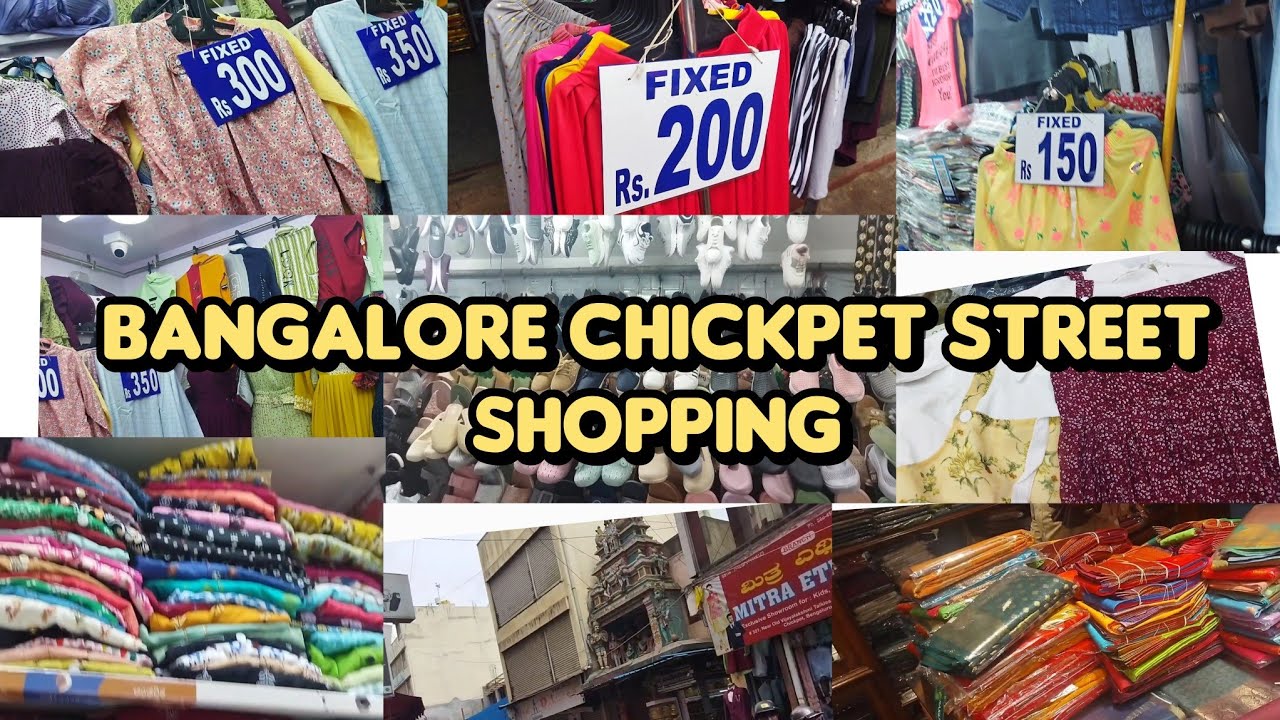 || Bangalore Chickpet Street Shopping || - YouTube