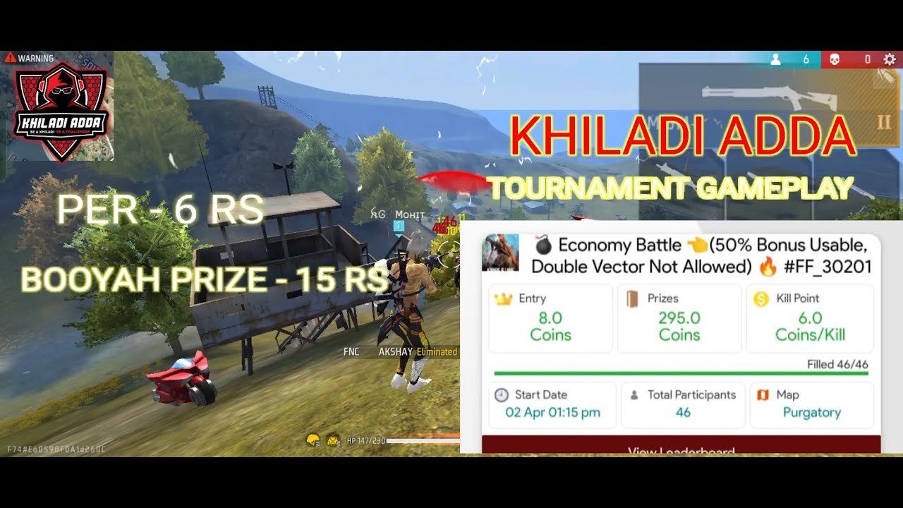 KHILADI ADDA 🥶TOURNAMENT GAMEPLAY 🔥 🤯 - YouTube