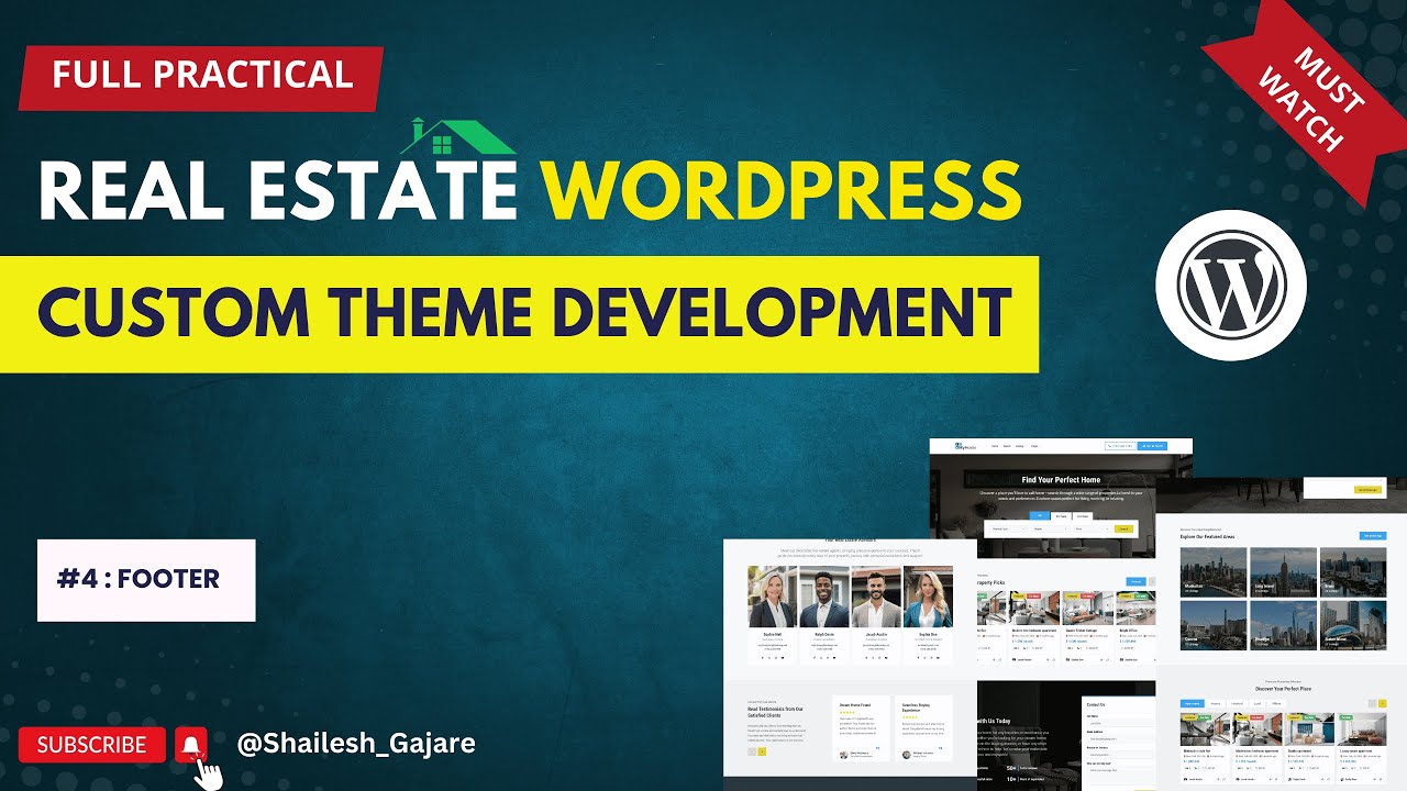 WordPress Custom Real Estate Theme Development | ACF Pro Plugin ...