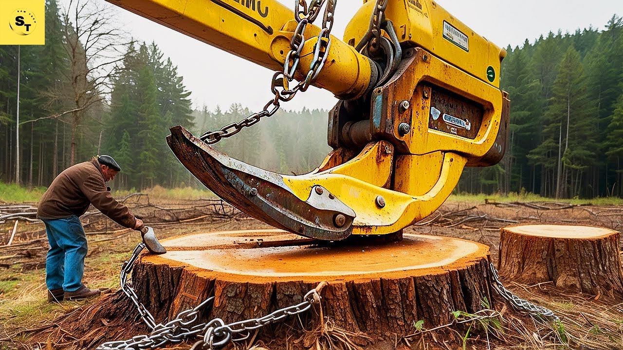 Extreme Dangerous Fastest Big Chainsaw Cutting Tree Machines | Monster ...