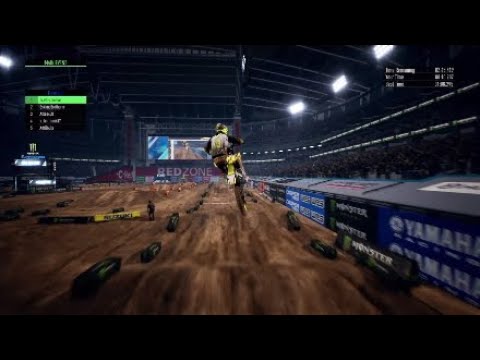 Supercross The Game 3:How I Hit First Rhythm Section Glendale - YouTube
