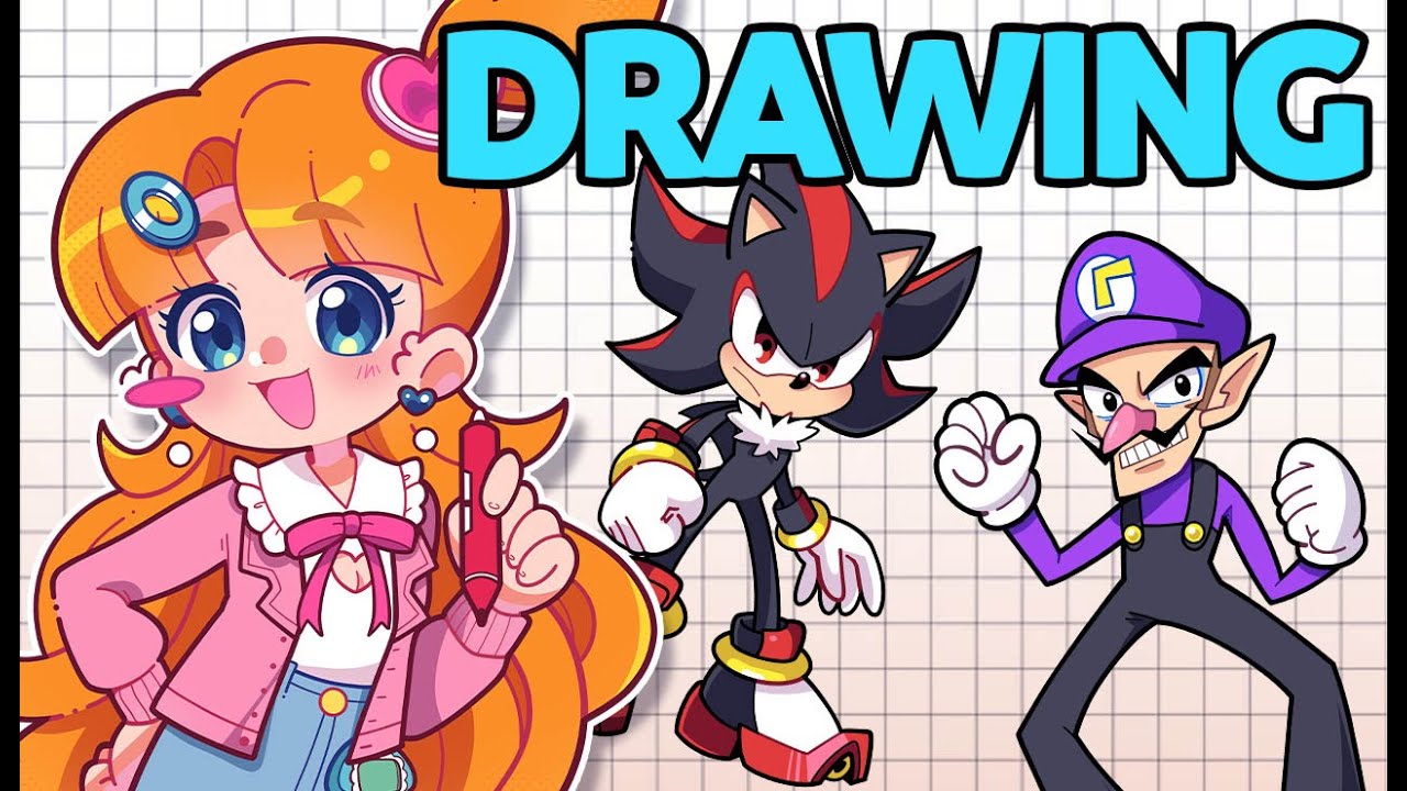 Drawing NINTENDO BAD GUYS | Marikyuun - YouTube