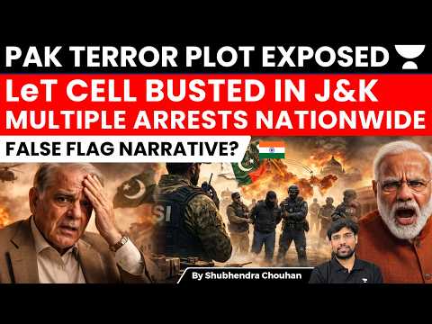 Pakistan Terror Plot Exposed? LeT Cell Busted in J&K, Nationwide Arrests Spark Big Questions