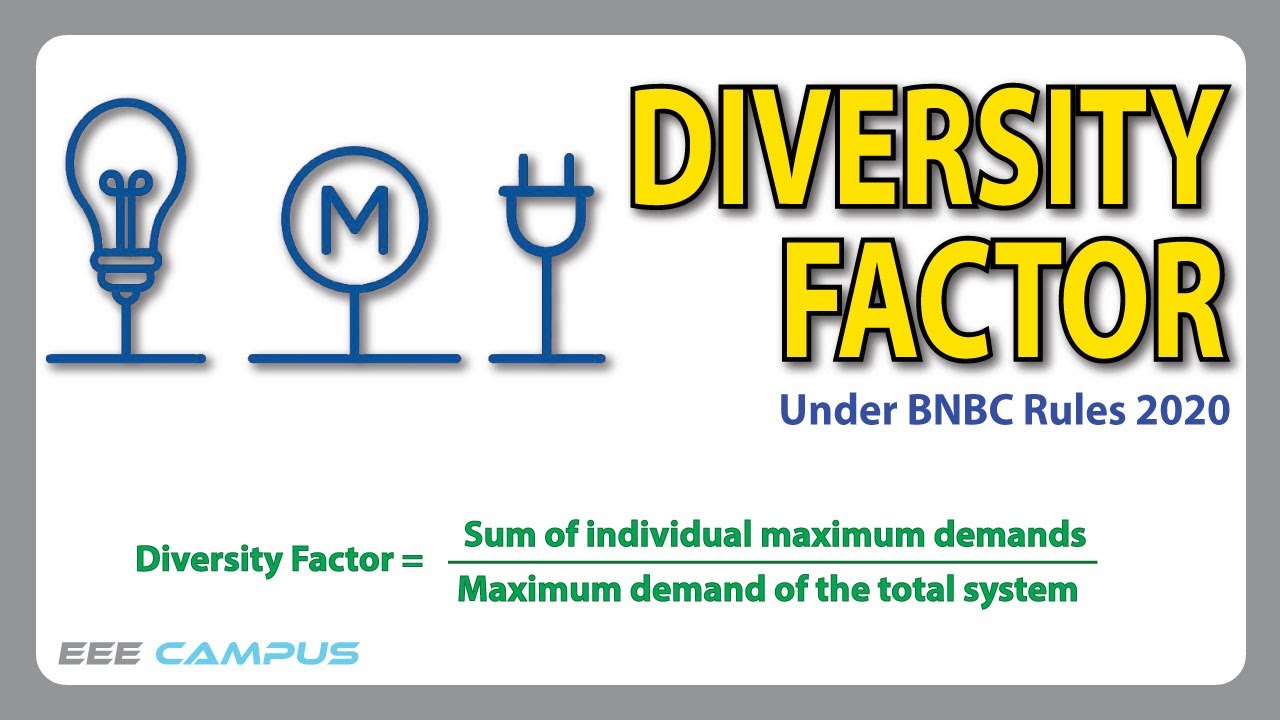 Diversity Factor in Electrical Load Calculation | BNBC Rule Explained ...