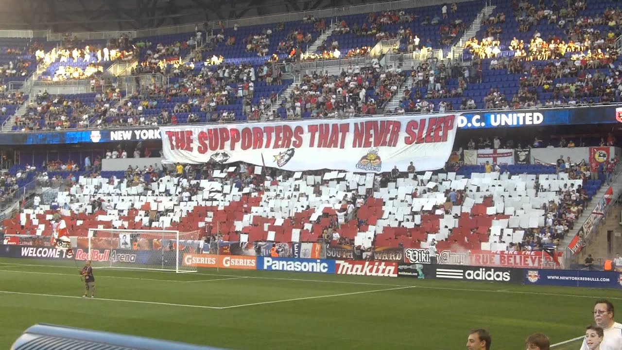 MLS Talk - TIFO at Red Bull Arena - YouTube