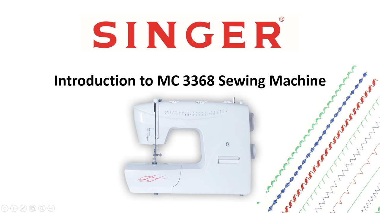 Introduction to Singer MC3368 Sewing Machine (සිංගර් MC3368 මහන මැෂින් ...