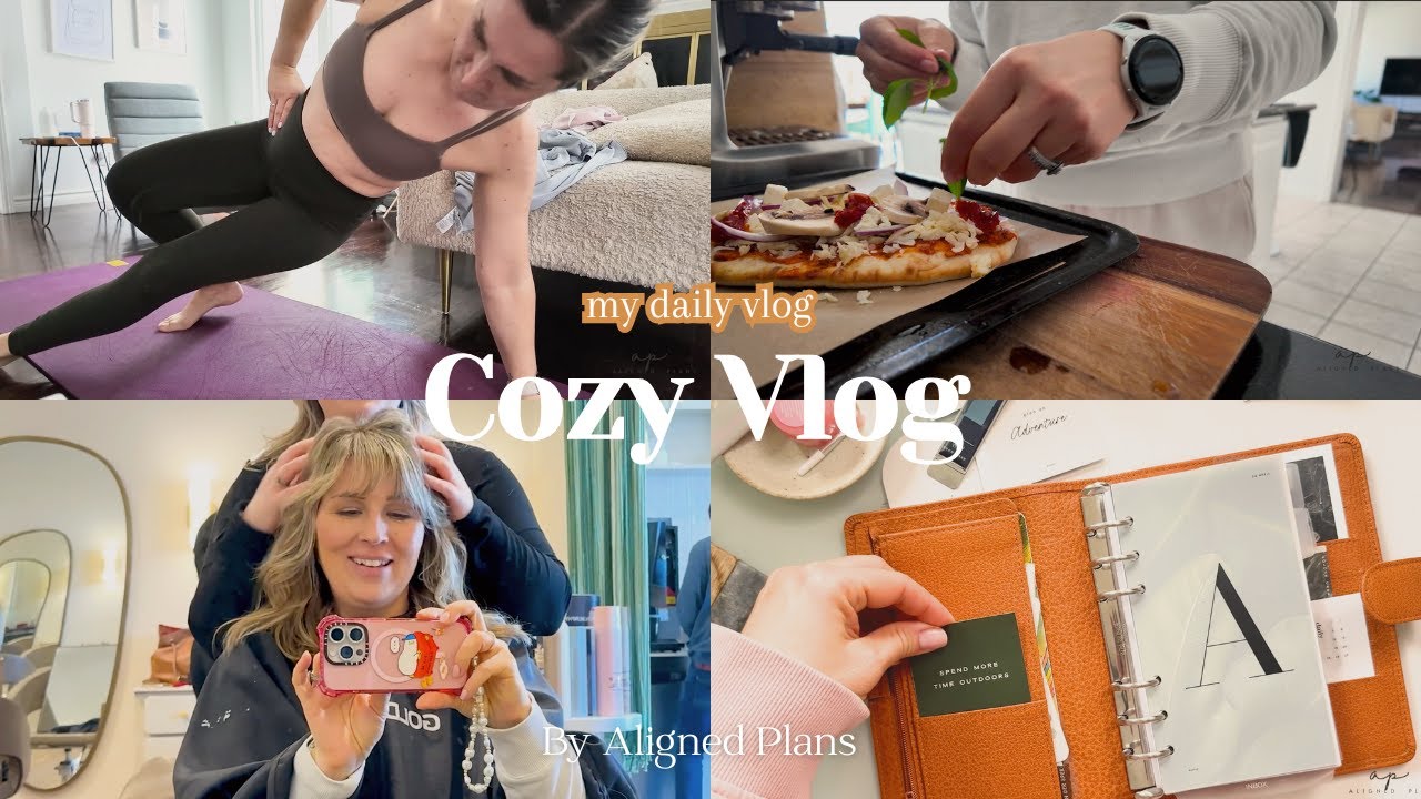 March Cozy Vlog | Rings Planner update | Pilates - YouTube