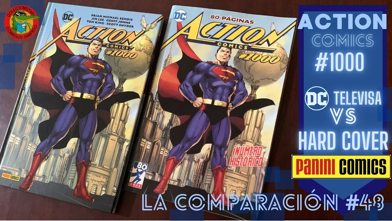 ACTION COMICS #1000 Televisa VS Panini comics México La comparación #48 ...