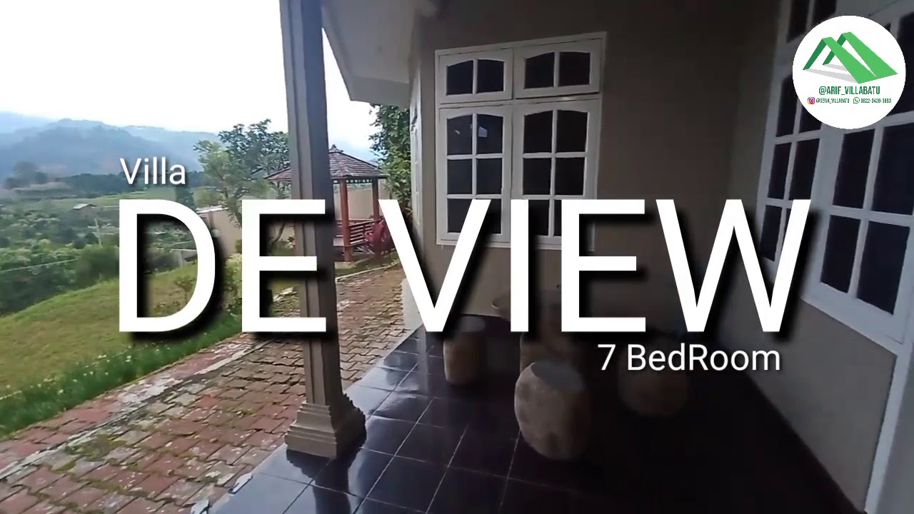 Villa 7 kamar de view dekat Selecta Batu - YouTube