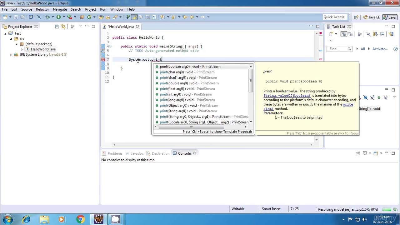 004 Writing a simple java program - YouTube