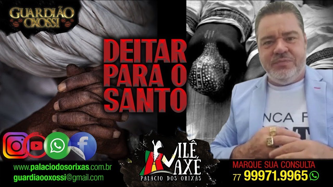 DEITAR PARA O SANTO-GUARDIÃO OXOSSI - YouTube