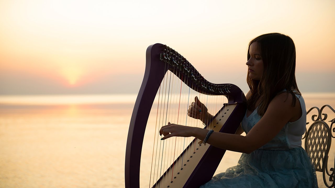 Relaxing Harp Music for Relaxation 😌 Heavenly Background Instrumental ...
