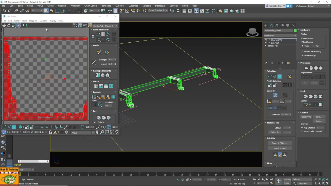 3ds max 2019 Unwrap Crash Solved - YouTube