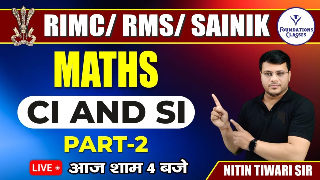 Rimc Maths CI & SI - Part 2 | RIMC Maths Online Classes| RIMC JUNE 2024 ...
