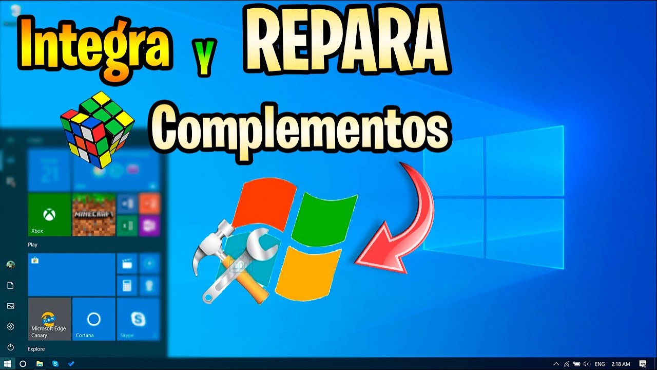 Integra COMPLEMENTOS en WINDOWS 10 / Herramienta Win Toolkit 2020 - YouTube