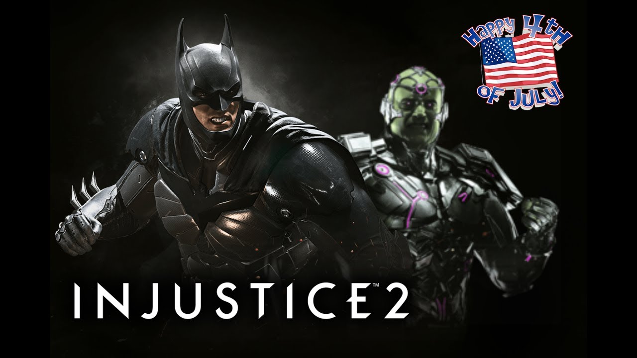 Independence Day - Insane Batman vs. Brainiac Fight | "Injustice 2 ...