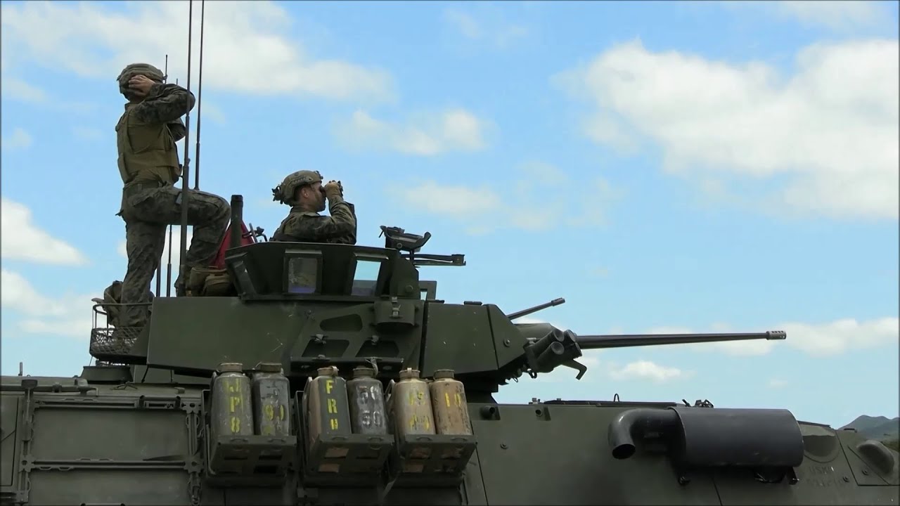 Light Armored Reconnaissance Gunnery Range - YouTube