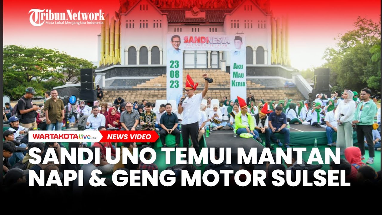 Sandiaga Dengarkan Curhatan Mantan Napi dan Geng Motor di Makassar Soal ...
