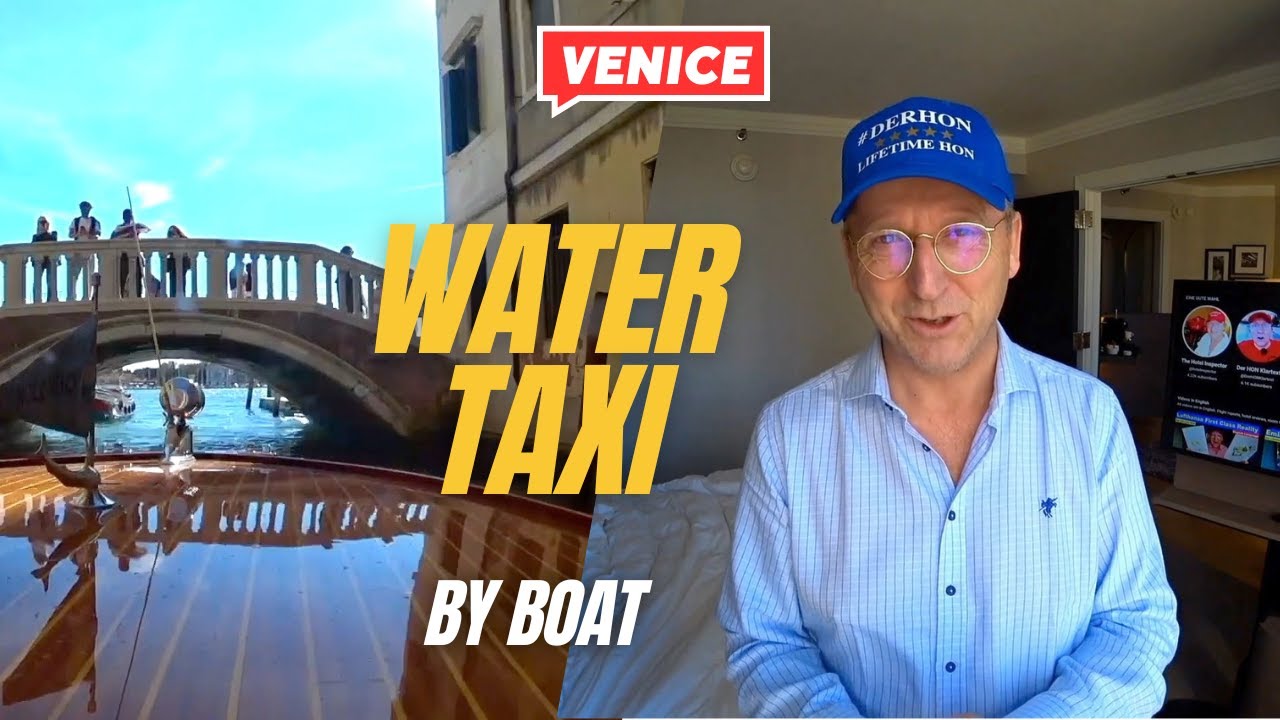 Venice Water Taxi Italy (Boat Transfer Airport to City) Travel Report # ...