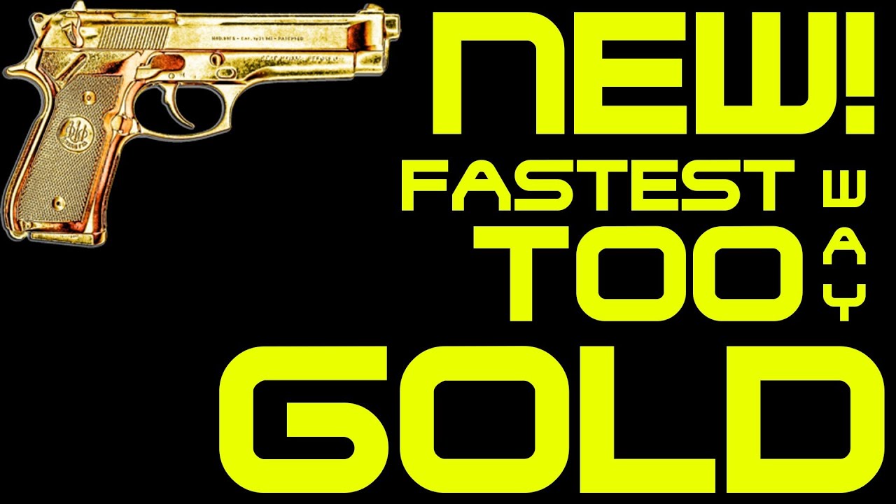 NEW FASTEST WAY TO GOLD GUNS IN BO2 - YouTube