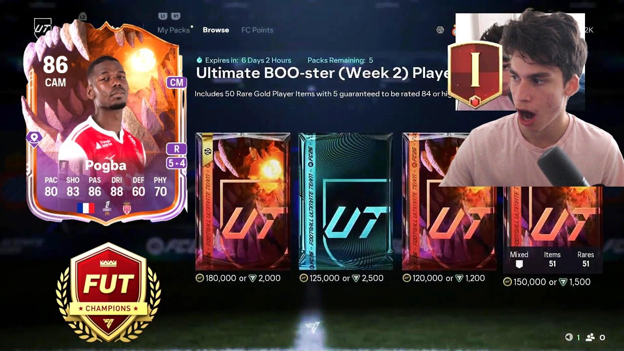 Div 1 Recompensas+ 2000FC Points Pack+SBC Pogba+ Primer Juego de Fut ...